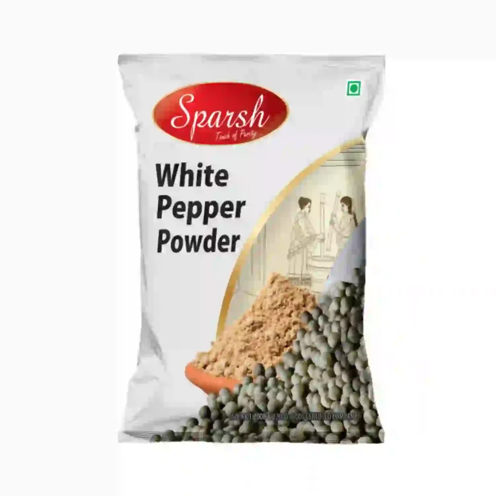 White Pepper Powder - 100 gms | Sparsh Masala
